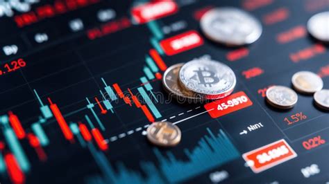 Candlestick Chart Shows The Volatility Of Cryptocurrency Prices While