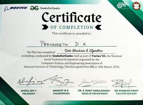 pranneeth d k on linkedin datastructuresandalgorithms nittrichy workshop dsaworkshop