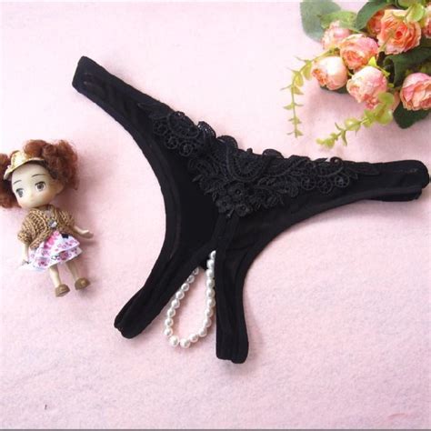 Pearly Secret Cheeky Crotchless Panties Theone Apparel