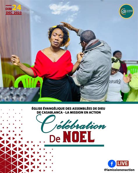 🇲🇦 Casablanca Maroc Culte Spécial NoËl L Dimanche 24 Décembre 2023 RÉsumÉ Du Culte En