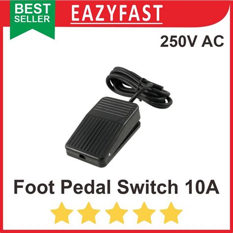 Jual Foot Pedal Swtich Saklar Kaki Injak Efek Gitar Spdt 10a 250v Ac Shopee Indonesia