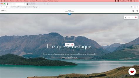 Las Secciones De Páginas En Squarespace Creación De Una Página Web
