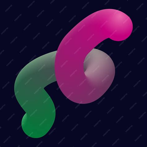 3d 추상 다채로운 트위스트 액체 모양 크리 에이 티브 디자인 요소 배너 배경 포스터에 대 한 벡터 현대 그라디언트 모양 요소