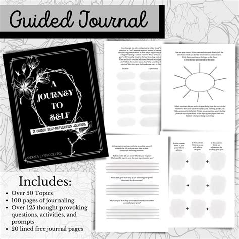 A Journey To Self Guided Self Reflection Journal