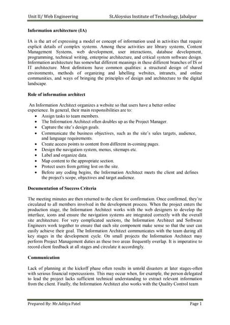 Web Engineering Notes Unit 5 Pdf