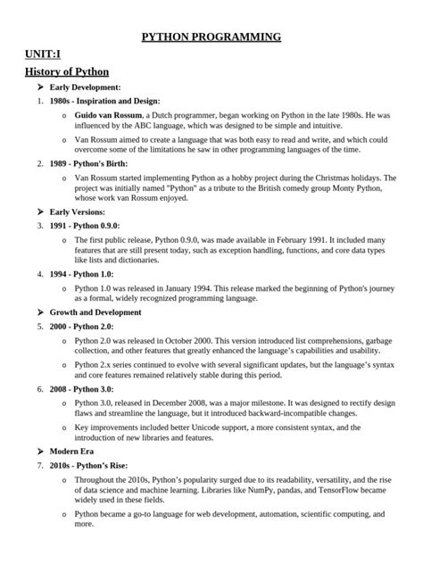 Python Unit Iii Pdf