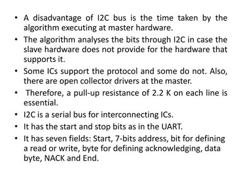 Inter Intergrated Circuits Communication Protocol Ppt