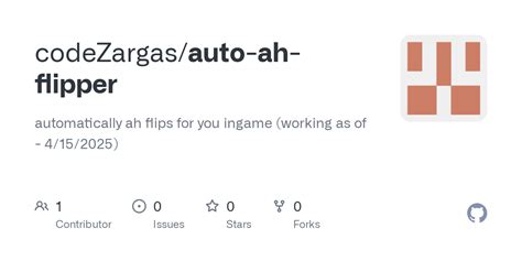 Github Codezargasauto Ah Flipper Automatically Ah Flips For You Ingame Working As Of 415