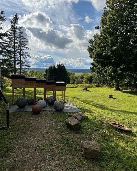 Heres My Outdoor Stone Lifting Area Rhomegym
