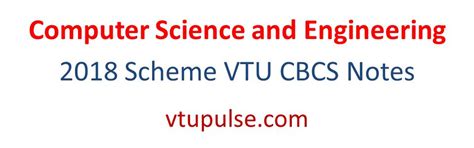 Scheme Computer Science And Engineering VTU CBCS Notes VTUPulse