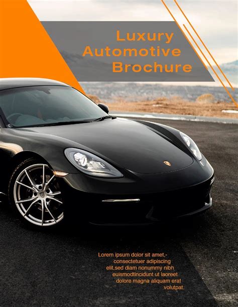 Luxury Automotive Brochure Blucactus United Kingdom