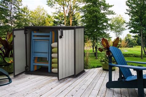 Уличная тумба Keter Patio Store 1000 л купить в интернет-магазине ...