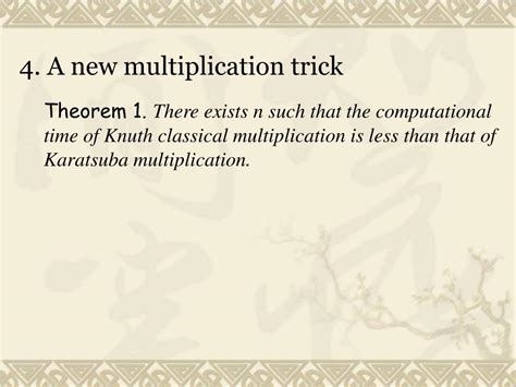 Ppt On Karatsuba Multiplication Algorithm Powerpoint Presentation Free Download Id200342