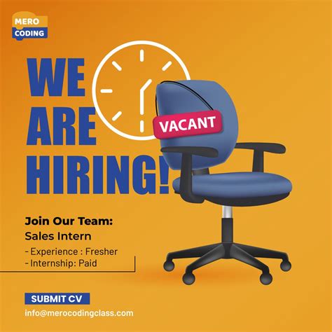 𝐈𝐧𝐭𝐞𝐫𝐧𝐬𝐡𝐢𝐩 𝐎𝐩𝐩𝐨𝐫𝐭𝐮𝐧𝐢𝐭𝐲 𝐚𝐭 𝐌𝐞𝐫𝐨 𝐂𝐨𝐝𝐢𝐧𝐠 𝐂𝐥𝐚𝐬𝐬🚀 💻𝐉𝐨𝐛 𝐓𝐢𝐭𝐥𝐞 𝐒𝐚𝐥𝐞𝐬 𝐈𝐧𝐭𝐞𝐫𝐧 📍 𝐈𝐧𝐭𝐞𝐫𝐧𝐬𝐡𝐢𝐩 𝐎𝐩𝐩𝐨𝐫𝐭𝐮𝐧𝐢𝐭𝐲 𝐚𝐭 𝐌𝐞𝐫𝐨 𝐂𝐨𝐝𝐢𝐧𝐠 𝐂𝐥𝐚𝐬𝐬🚀 💻𝐉𝐨𝐛 𝐓𝐢𝐭𝐥𝐞 𝐒𝐚𝐥𝐞𝐬 𝐈𝐧𝐭𝐞𝐫𝐧 📍