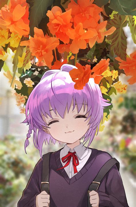 Safebooru 1girl 3 Absurdres Backpack Bag Blurry Braid Closed Eyes
