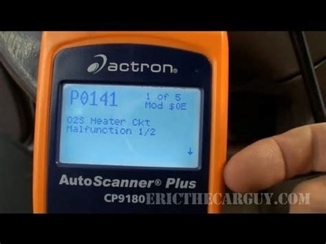 P Diagnosing O Sensor Heater Failure Codes EricTheCarGuy YouTube
