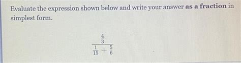 [solved] evaluate the expression shown below and write you