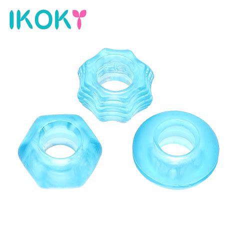 Buy Ikoky 3pcs Set Penis Rings Delay Ejaculation Penis