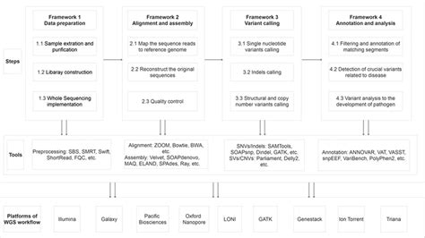 A Typical Computational Pipeline For Whole Genome Sequencing Download Scientific Diagram
