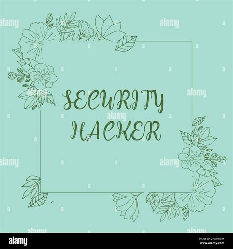 Conceptual Caption Security Hacker Business Concept Someone Who Explores Methods For Breaching