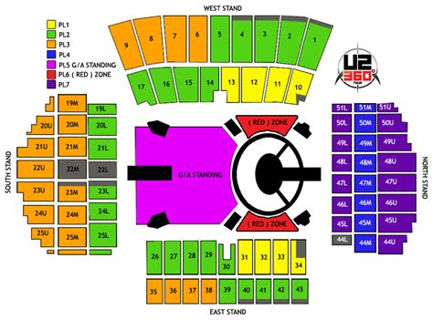 M T Stadium Seating Chart Concert Cabinets Matttroy