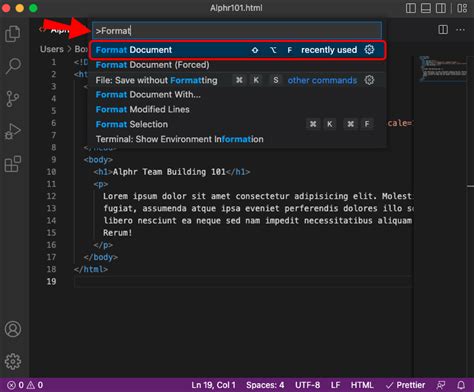 如何在 Vs Code 中使用 Prettier