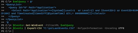 get windows event logs with powershell theitbros