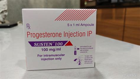 100mg Susten Progesterone Injection IP Packaging Type Box At Rs 1200 Box In Thane