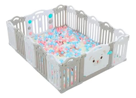 cercado modular grande infantil playground 18 módulos frete grátis