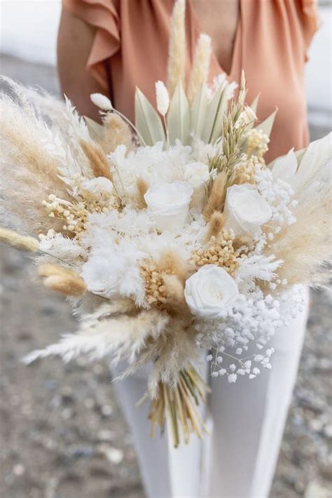 51 Beautiful Pampas Grass Wedding Bouquets Weddingomania