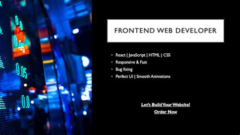 Create A Fast Responsive Frontend Website By M Ibrahim3 Fiverr
