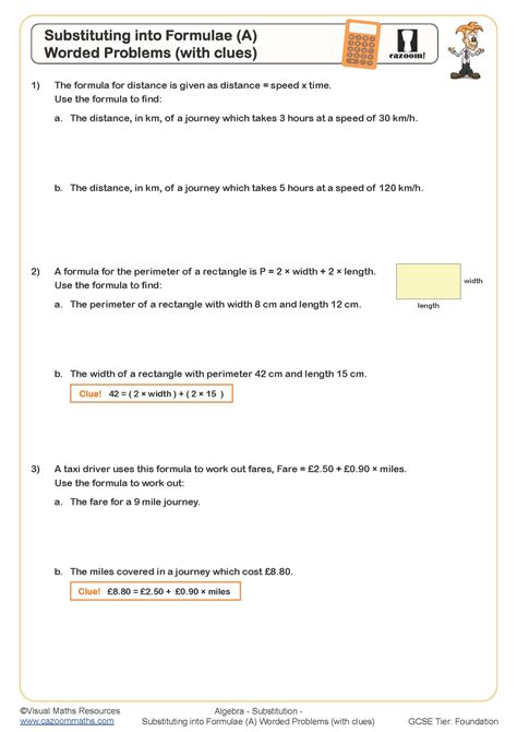 Year 9 Substitution Worksheets Pdf Printable Worksheets