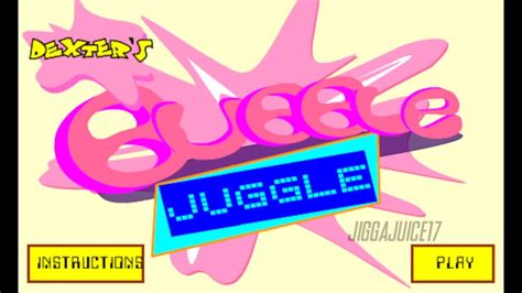 Dexters Laboratory Dexters Bubble Juggle Shockwave Game No