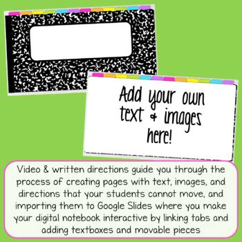 Digital Interactive Notebook Template By Busy Miss Beebe TpT