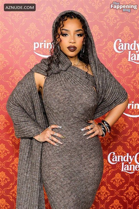 Chloe Bailey Sizzles In Sexy Dress At Candy Cane Lane Premiere In La