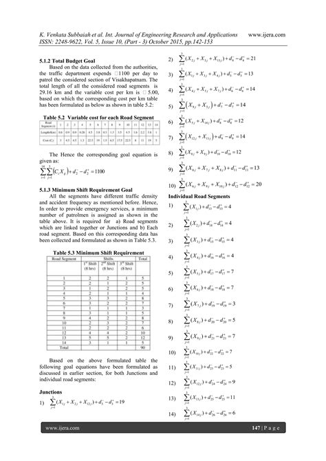 Optimization Of Patrol Manpower Allocation Using Goal Programming