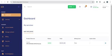How To Access My Server After Payment NatVPS Net
