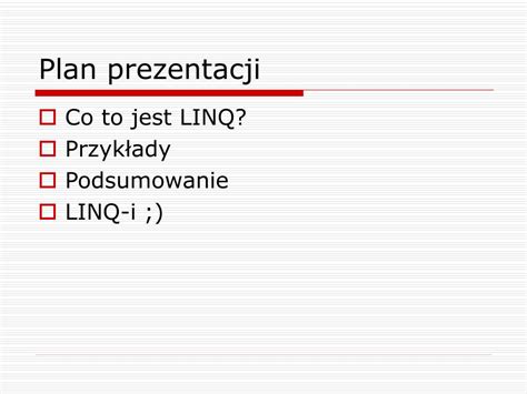 Ppt The Linq Project Powerpoint Presentation Free Download Id4236021