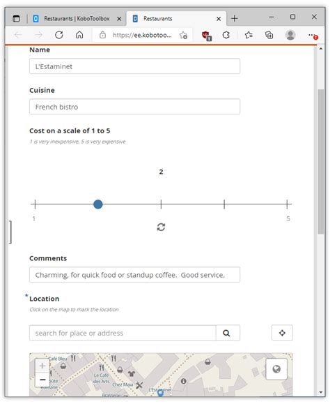 Example Connect To Data Collected In The Field