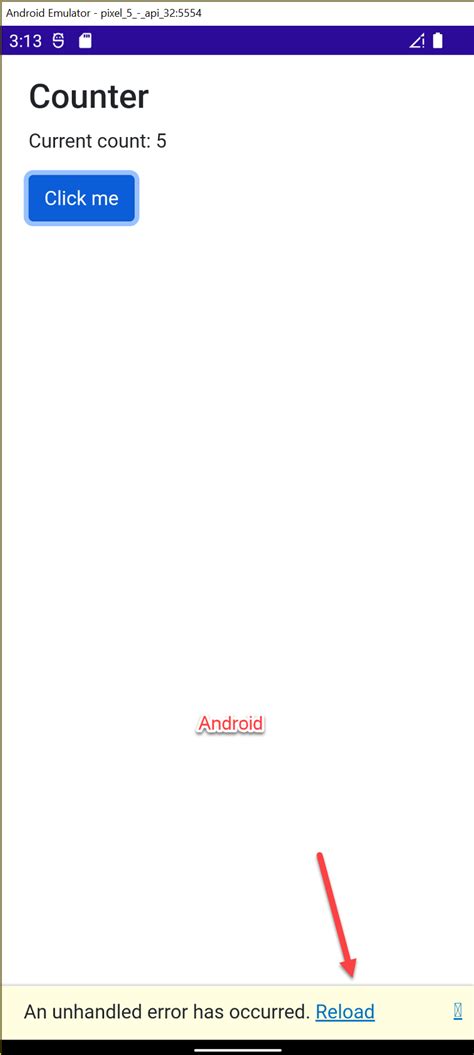 Error Boundary Message Does Not Display On Mobile Devices · Issue 9175 · Dotnetmaui · Github