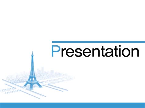 Ppt 템플릿 에펠탑 이미지 Ppt 템플릿 공유 링커리어 커뮤니티