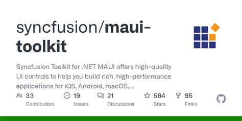 Syncfusion Maui Toolkit · Discussions · Github