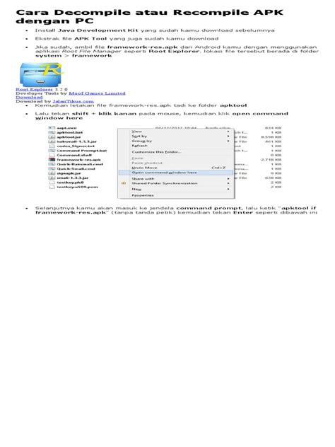 cara decompile atau recompile apk dengan pc pdf