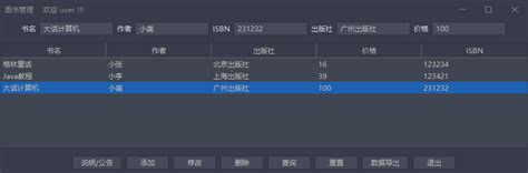 课程设计：基于java的图书信息管理系统（javamysql）javamysql实现图书管理 Csdn博客
