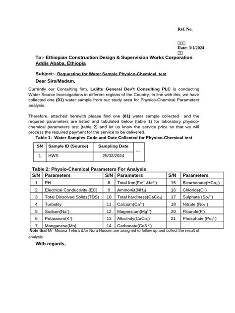 Lab Parameters Edited Pdf