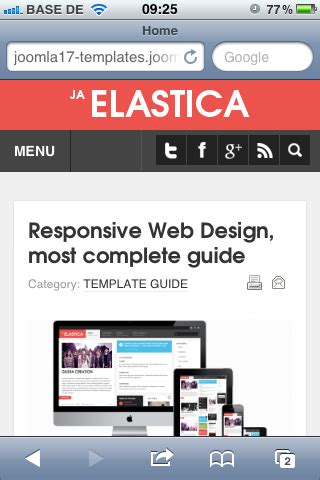 Viewport Scaled In Landscape IPad IPhone JoomlArt