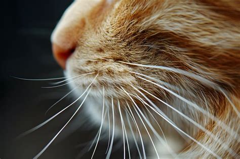 Close Up View Of A Ginger Cat S Whiskers Structure Function And
