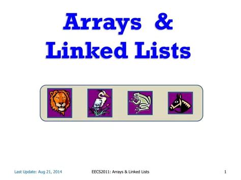 Ppt Arrays And Linked Lists Powerpoint Presentation Free Download Id5312631