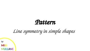 Pattern Line Symmetry In Simple Shapes Symmetrical And Asymmetrical Pictures