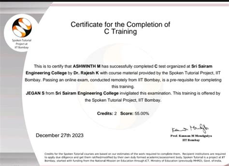 Completed C Programming Training Cprogramming Learningjourney